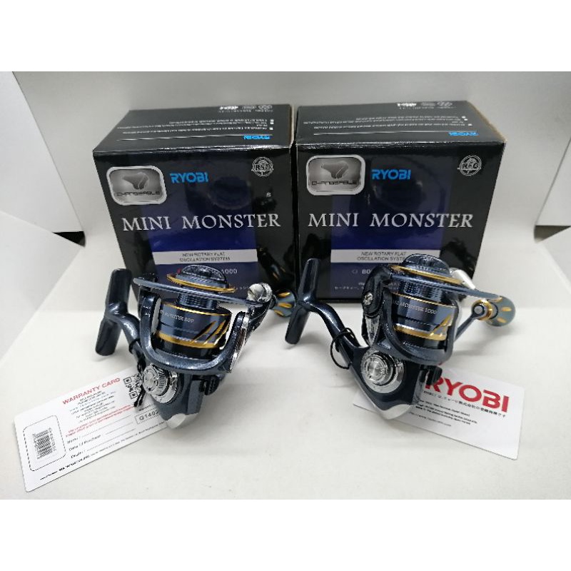 Ryobi Mini Monster 800 & 1000 Spinning Reel | Shopee Philippines