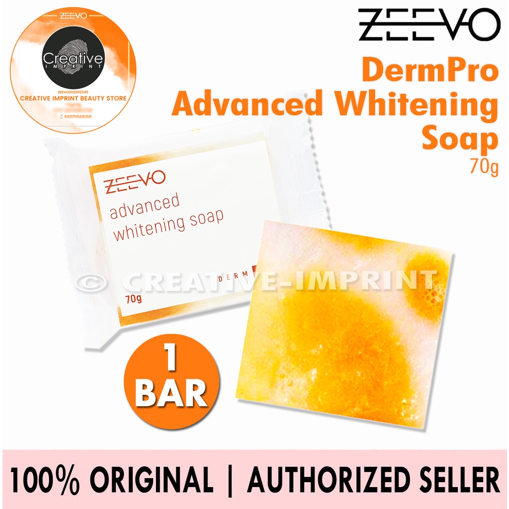 (ONHAND) Zeevo DermPro Advance Whitening Soap (1 BAR) 70g (Authentic ...