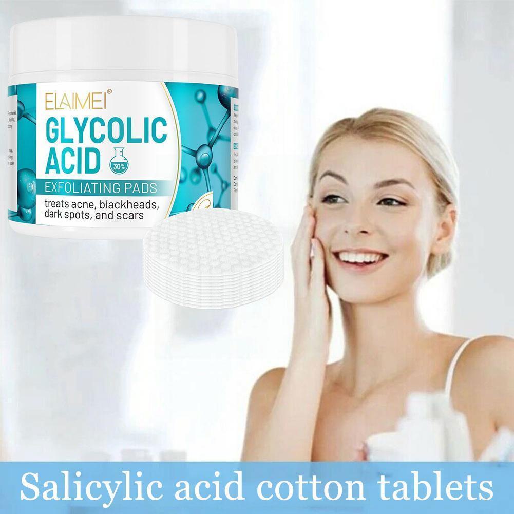 SHIZS Salicylic Acid Cotton Tablets Oil Control Acne Pad Acne Remove ...