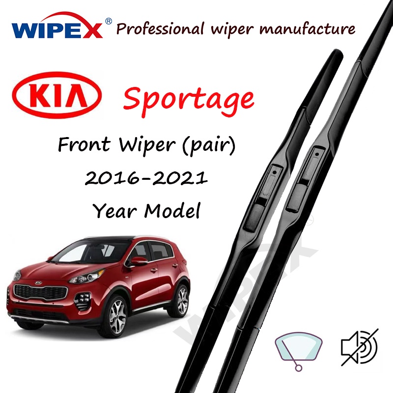 Kia Sportage Front Wiper Blade 16+26 Pair for 2016 to 2021 year Sporty ...