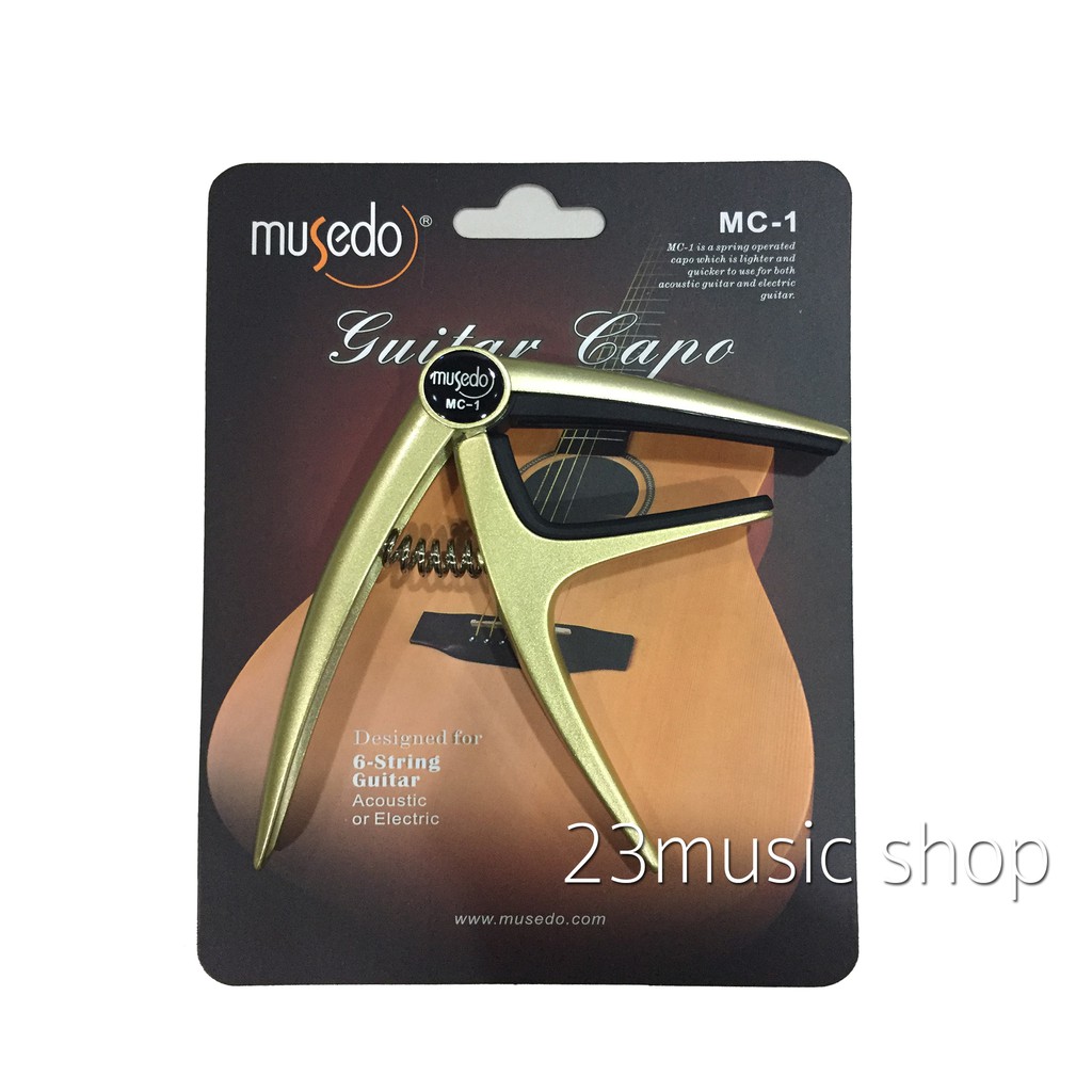 Musedo Guitar Capo Model MC-1 Gold | Shopee Philippines
