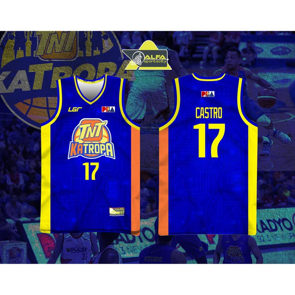 PBA Jayson Castro #17- High Quality Full Sublimation Basketball Jersey ...