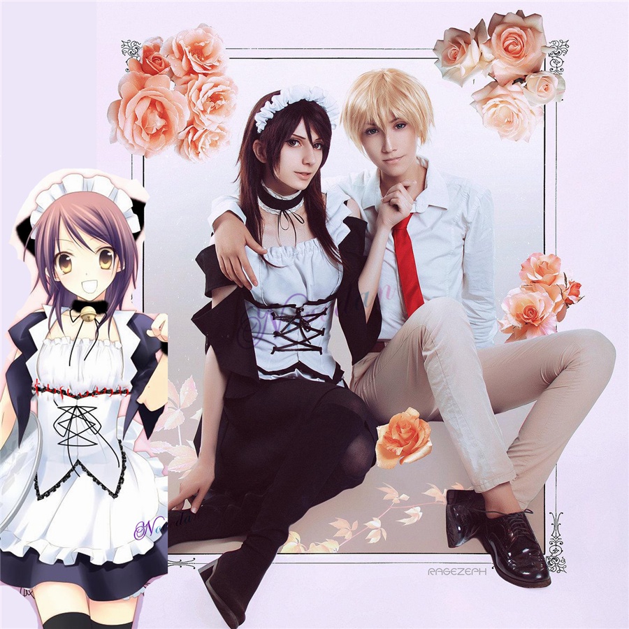 Anime Kaichou Wa Maid Sama Cosplay Ayuzawa Misaki Maid Outfit Uniform ...
