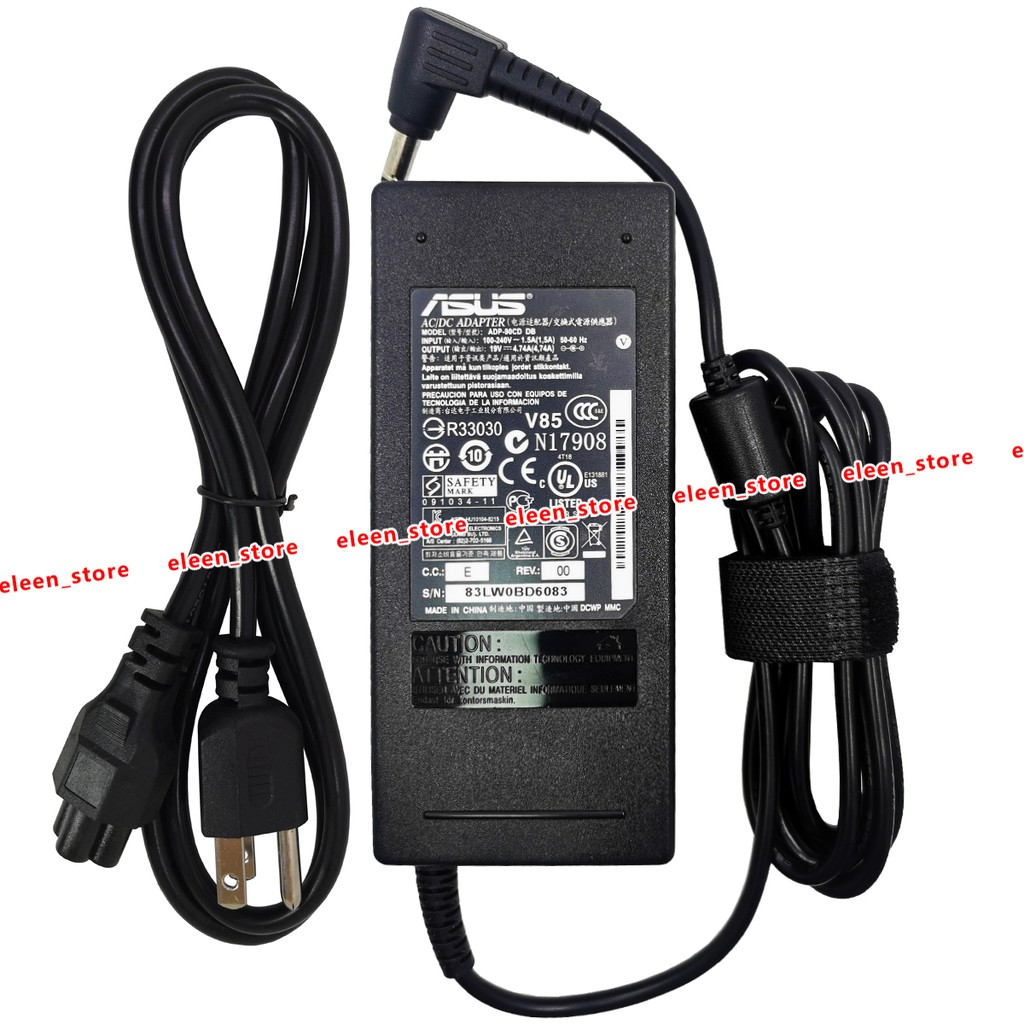New 19V 4.74A 90W Laptop AC Adapter charger For ASUS ADP-90YD B ADP ...