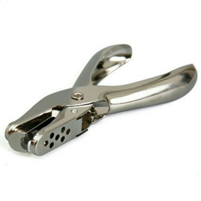 Metal Single Hand Held Hole Punch Scrapbooking Punches, 3mm Puncher ...