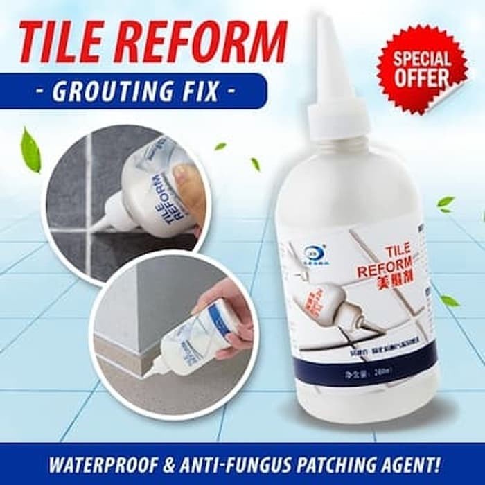 Tile Reform Anti-Fungal Ceramic Grout Filler Liquid Ceramic Tile Gap ...