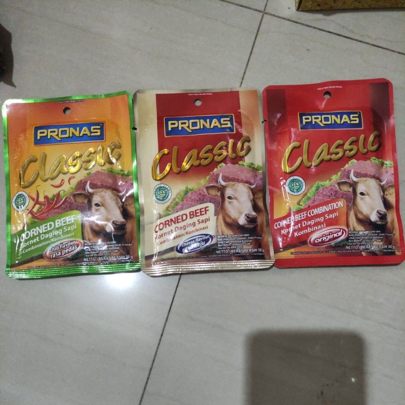 Pronas kornet classic 50 gram sachet variant | Shopee Philippines