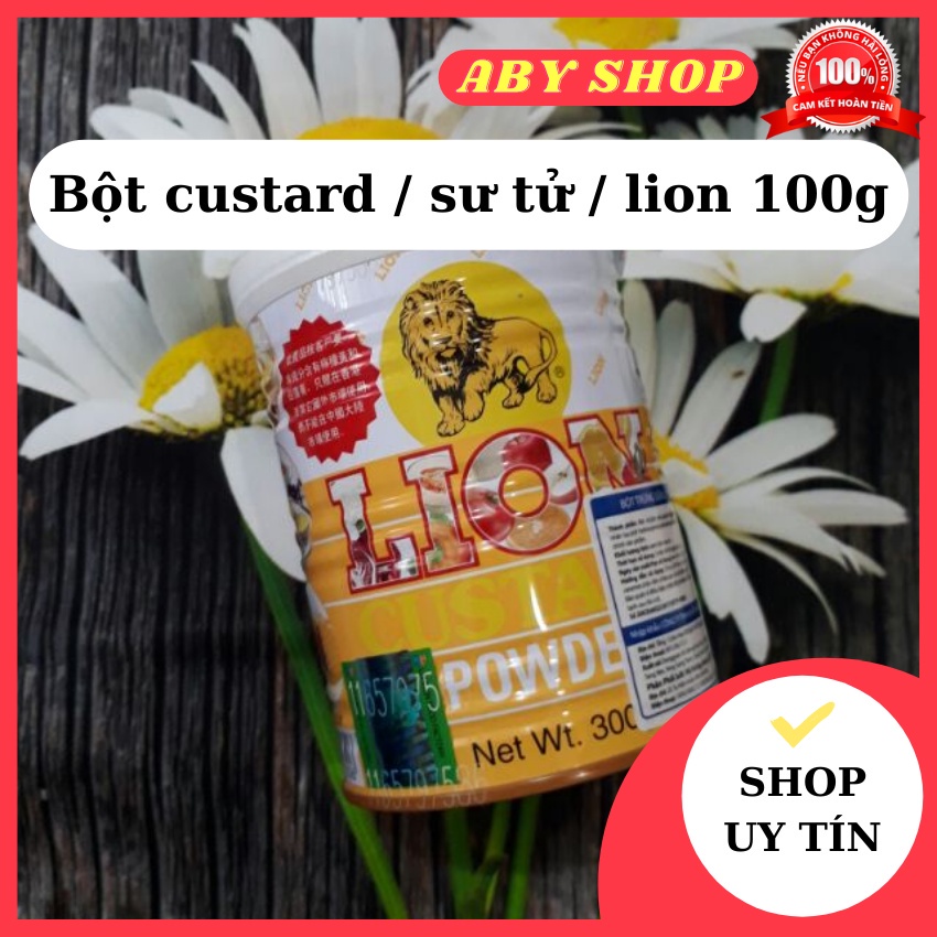 Lion Custard Powder 100gr-300g, chicken egg powder, Lion powder for ...