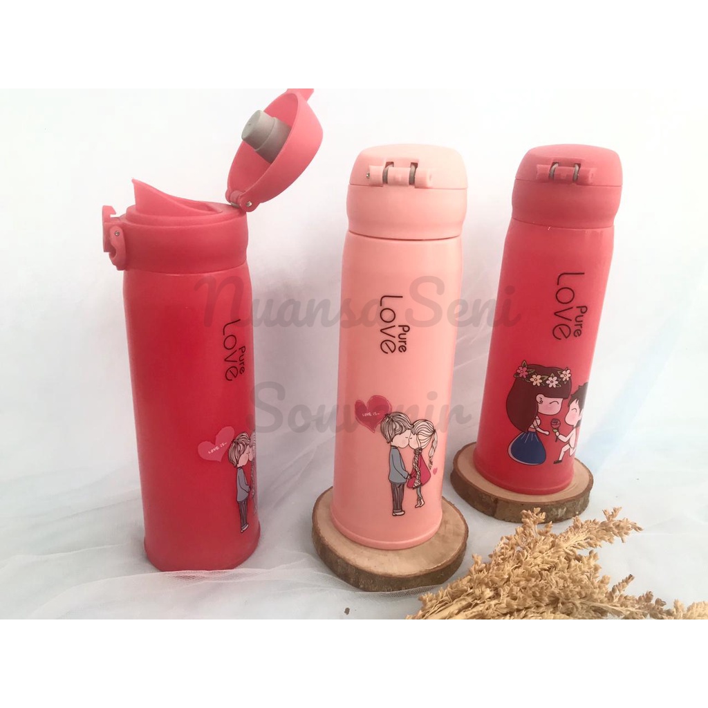 TERMOS 500ml Drinking Bottle Souvenir Niagara Glass Thermos Bottle Pure ...