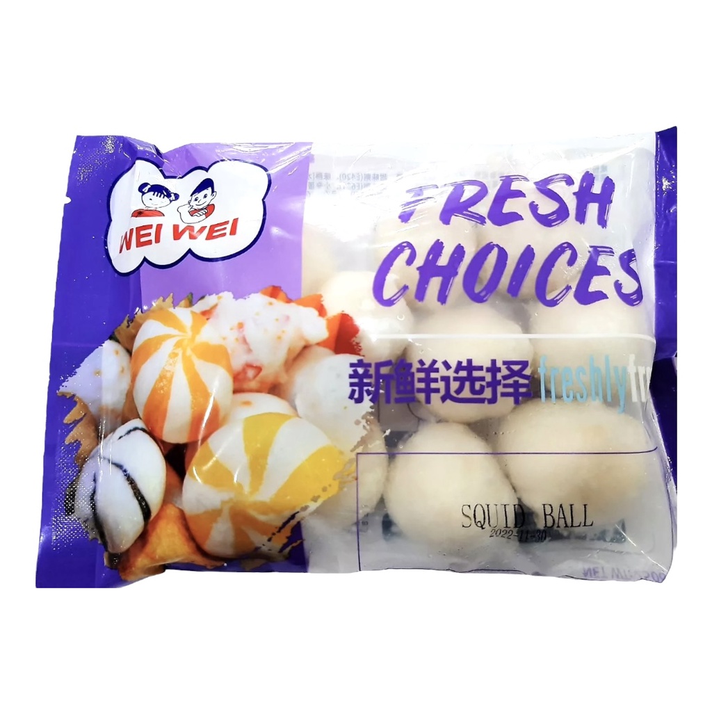 Wei Wei Squid Ball 250g HOT POT SHABU SHABU BALLS | Shopee Philippines
