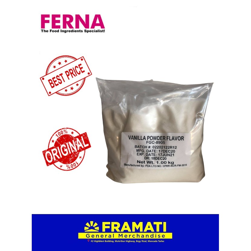 PRIMERA Shake Powder VANILLA 500 grams and 1kg (milk tea, frap, shake ...