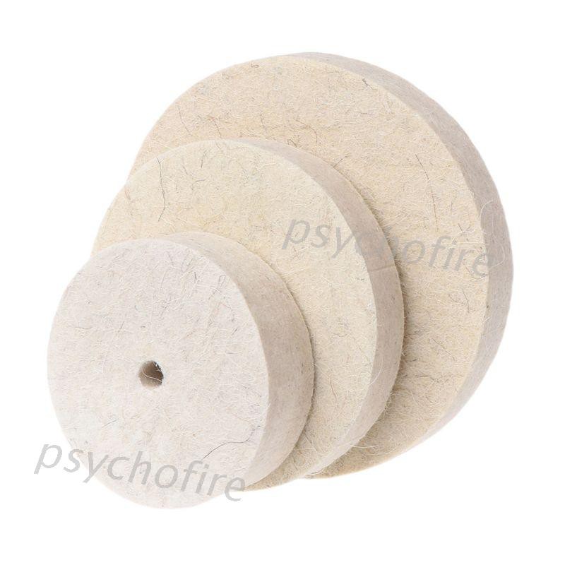 PCF* Drill Grinding Buffing Wheel Felt Wool Polishing Pad Abrasive Disc ...