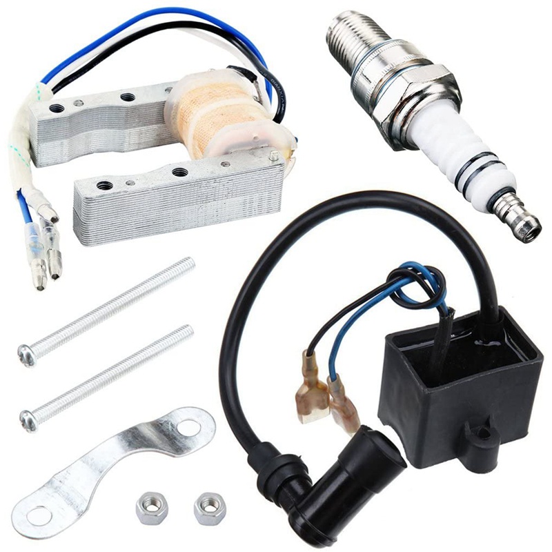 Engine CDI Ignition Coil neto Stator Coil Spark Plug Kit for 2 Stroke ...