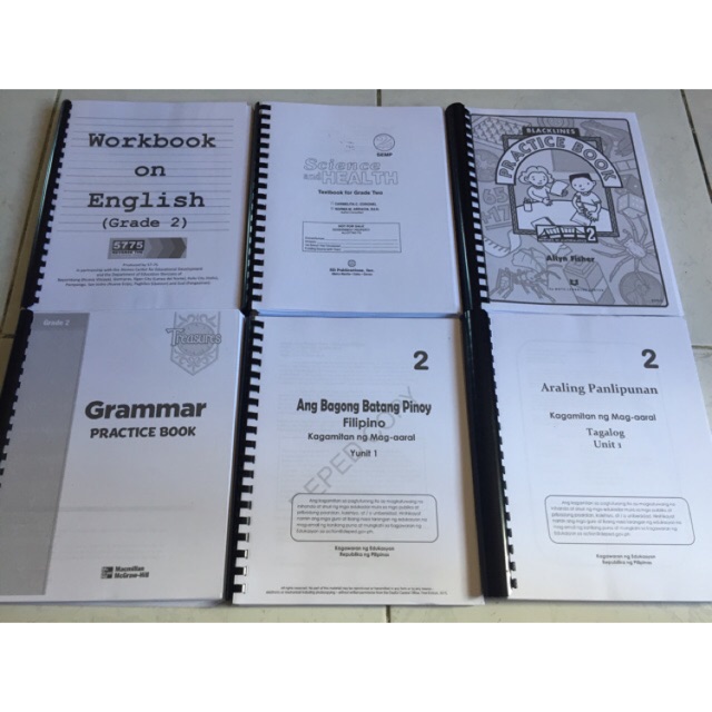 Workbook for grade 2 Educational with ring bind and PVC cover | Shopee ...