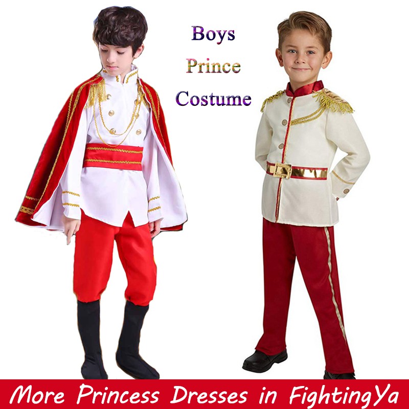 Halloween Prince Costume for boys Cosplay Halloween Costume for Kids ...