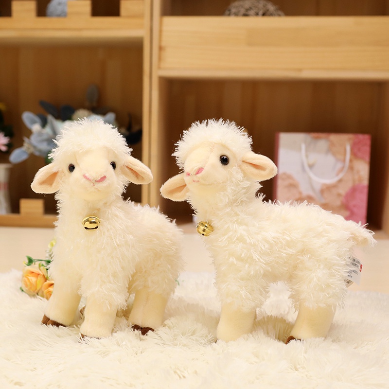 25/30cm Sheep Plush Toy Stuffed Animal Lovely Lamb Doll Soft Furry ...