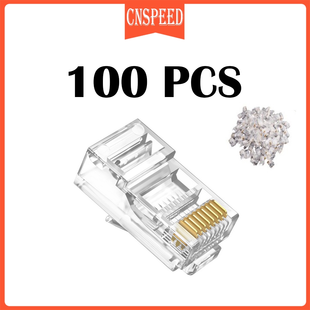 CAT6 RJ45 connector 8P8C modular Ethernet cable header plug (Not ...