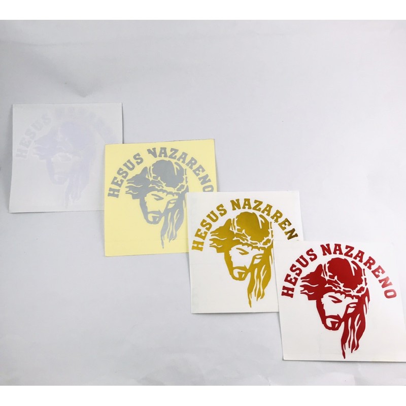 Hesus Nazareno Cut Out Sticker Waterproof for Car Motorcycle Bicycle ...