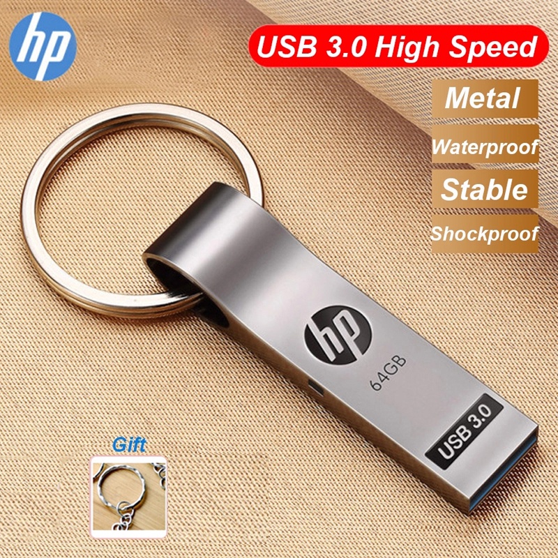 HP Key Ring Metal USB3.0 USB Flash Drive 4GB 16GB 32GB 64GB 128GB 256GB ...
