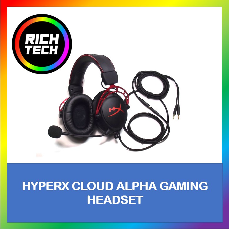HYPERX CLOUD ALPHA GAMING HEADSET | Shopee Philippines