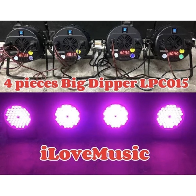 Big Dipper LP001 new version (4pcs) 3W 54 RGBW LED Par Light Stage ...