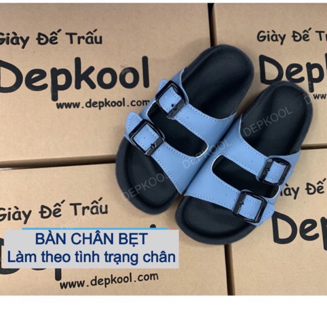 Flat Feet 2-LOCK SLIPPERS - Made according to foot condition - Green ...