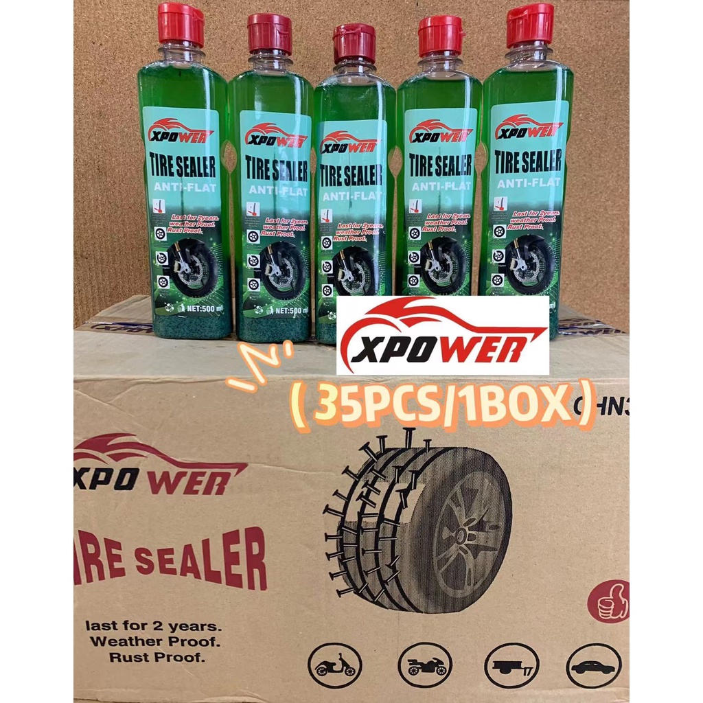 Xpower Tire Sealant anti flat 500ml 1box 35pcs Wholesale | Shopee Philippines