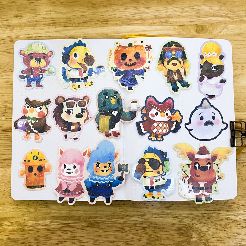 Animal Crossing NPC Stickers VERSION 2, ACNH Stickers, Jack Stickers ...