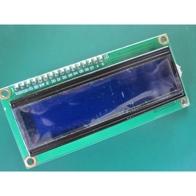 IIC/I2C/TWI/SPI SERIAL INTERFACE1602 16X2 CHARACTER BLUE or YELLOW LCD | Shopee Philippines