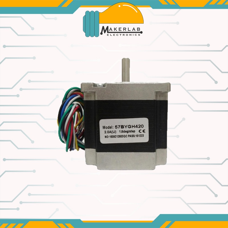 Wantai Stepper Motor Nema 23 9kg-cm (125 oz-in) 57BYGH420 | Shopee ...