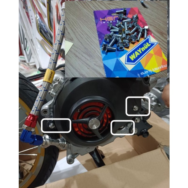 Yamaha Mio Fan cover 2-key Bolt (1 Piece) | Shopee Philippines