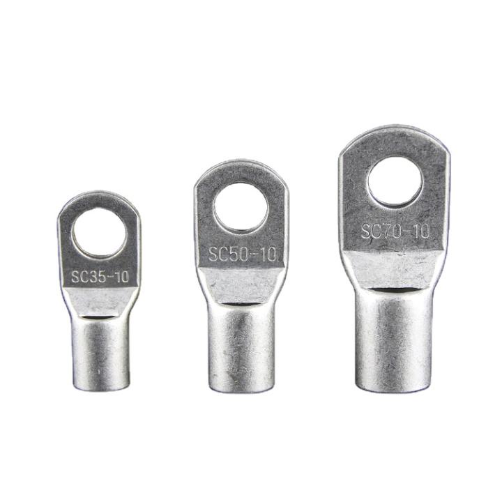 10 PCS 10mm2 16mm2 25mm2 35mm2 50mm Battery Terminal Cable SC Lugs 8mm ...