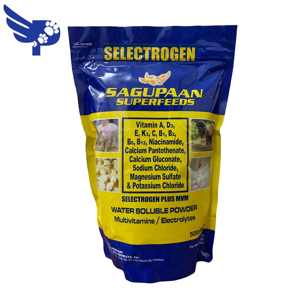 Selectrogen Plus MVM 500g - Electrolytes - Sagupaan - petpoultryph ...