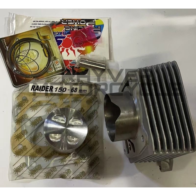 SUN RACING CYLINDER BLOCK KIT for RAIDER 150-68MM | Shopee Philippines