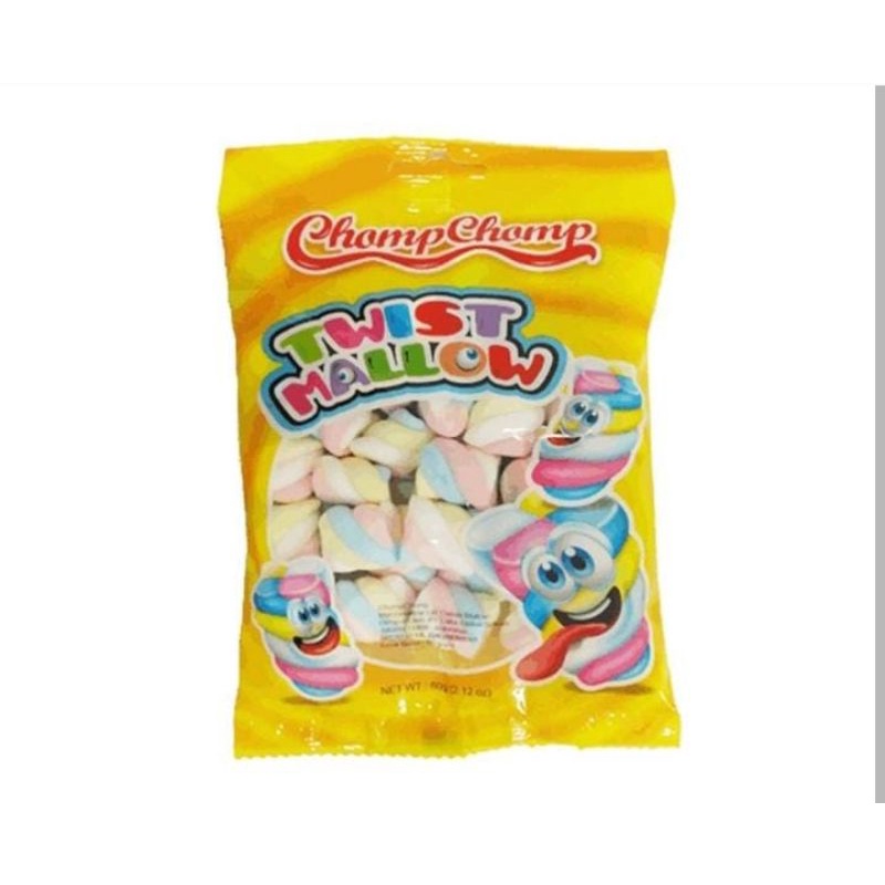 Chomp-chomp Candy Twist Mallow 60g | Shopee Philippines