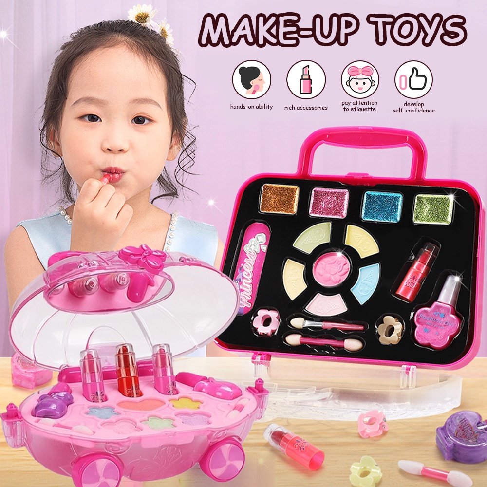 Make Up Toys for Girls Set Pretend Play Simulation Toys Handbags ...