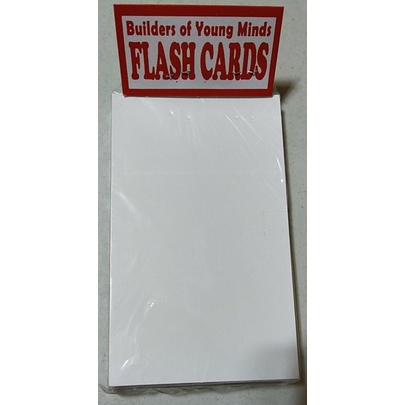 SMALL BLANK Flash Cards size 3.5x5.5 inches, 45-50pcs per pack ...