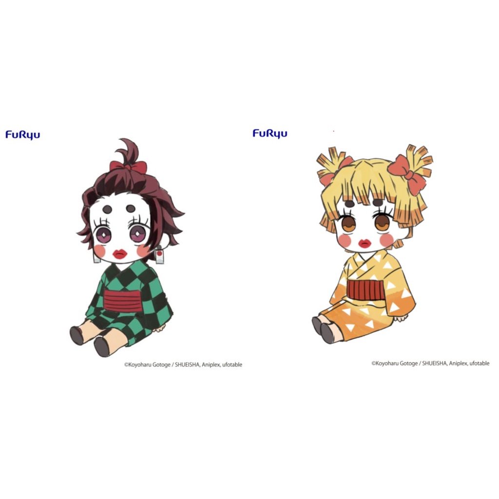 -ORIGINAL-FuRyu Potetto Demon Slayer/ Kimetsu No Yaiba Tanjiro, Zenitsu ...