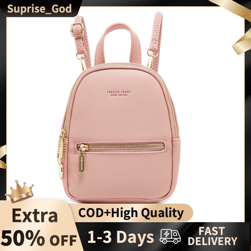 COD Mini Backpack Multi-Function Small Backpack Ladies Shoulder ...