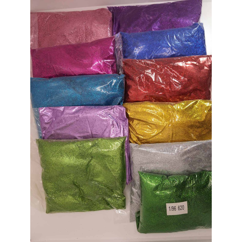 GLITTERS 1/4kilo NOT EDIBLE DUST POWDER FINE glitter | Shopee Philippines