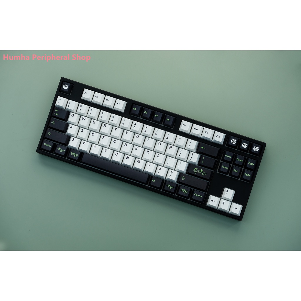 Humha Panda keycap Dye-Sublimation PBT Material Cherry profile ...