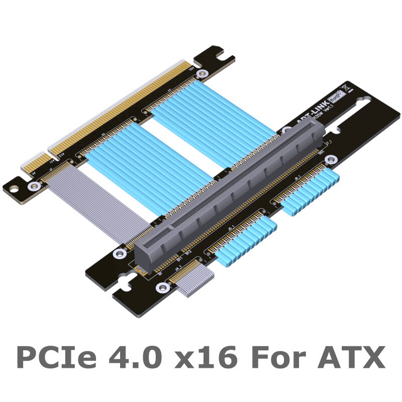 PCIe 4.0 x16 Graphics Video Card to PCI-e x16 Slot Extension Cable With ...