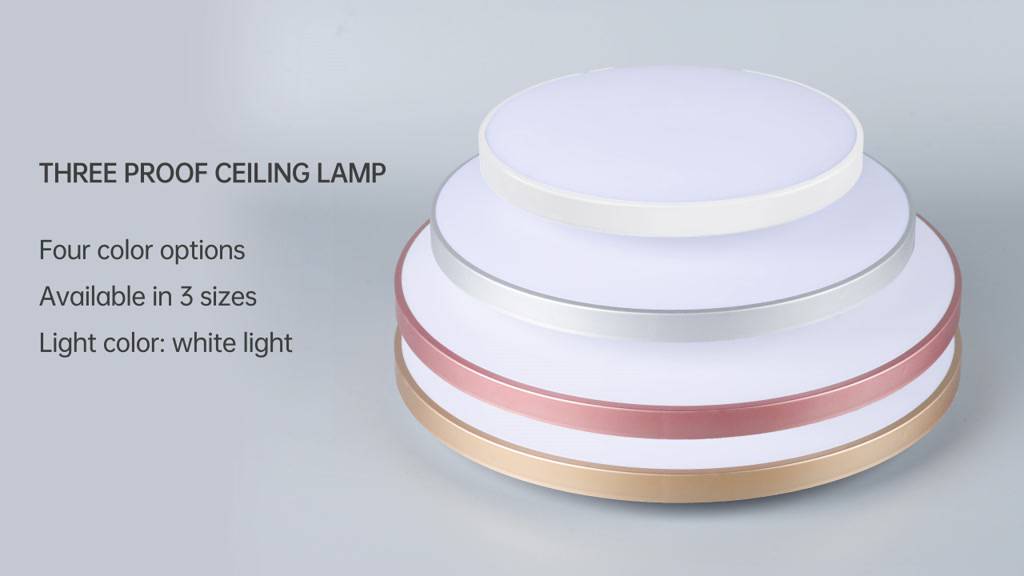 LiLi LED Fully sealed Ceiling lights AC 220V 30W 45W 60W 72W 90W tri ...