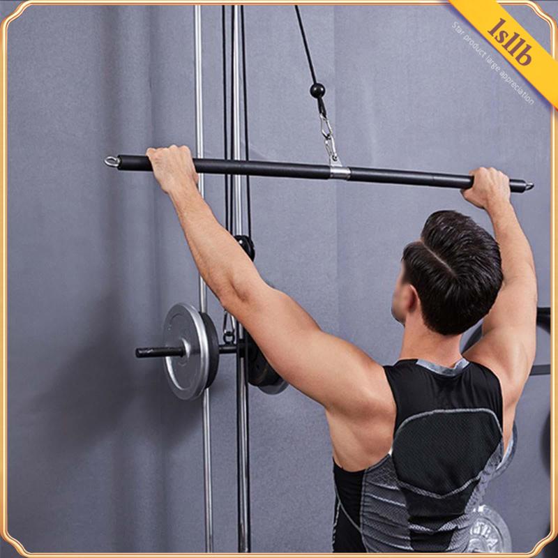 [Lsllb] LAT Pulldown Bar, Cable Machine Attachment Portable Gym ...