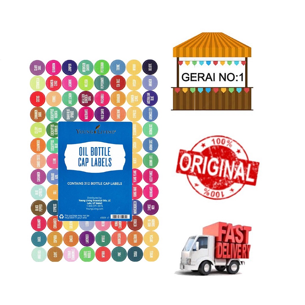 YL Young Living Sticker Label / Essential Oil Bottle Label / Sticker ...
