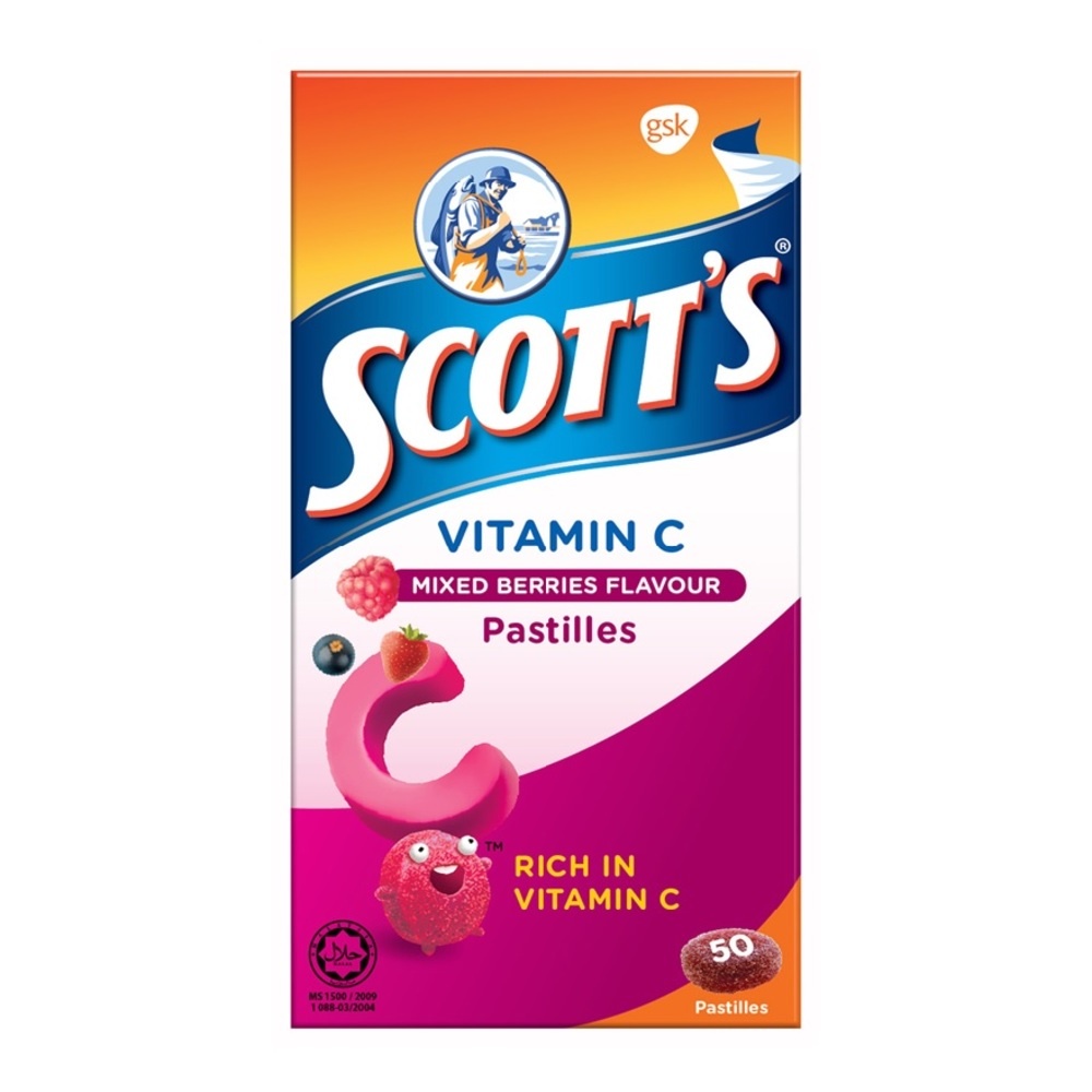 Scott's Pastilles Kid Vitamin C 50 Pastilles KECORP_S1 | Shopee Philippines