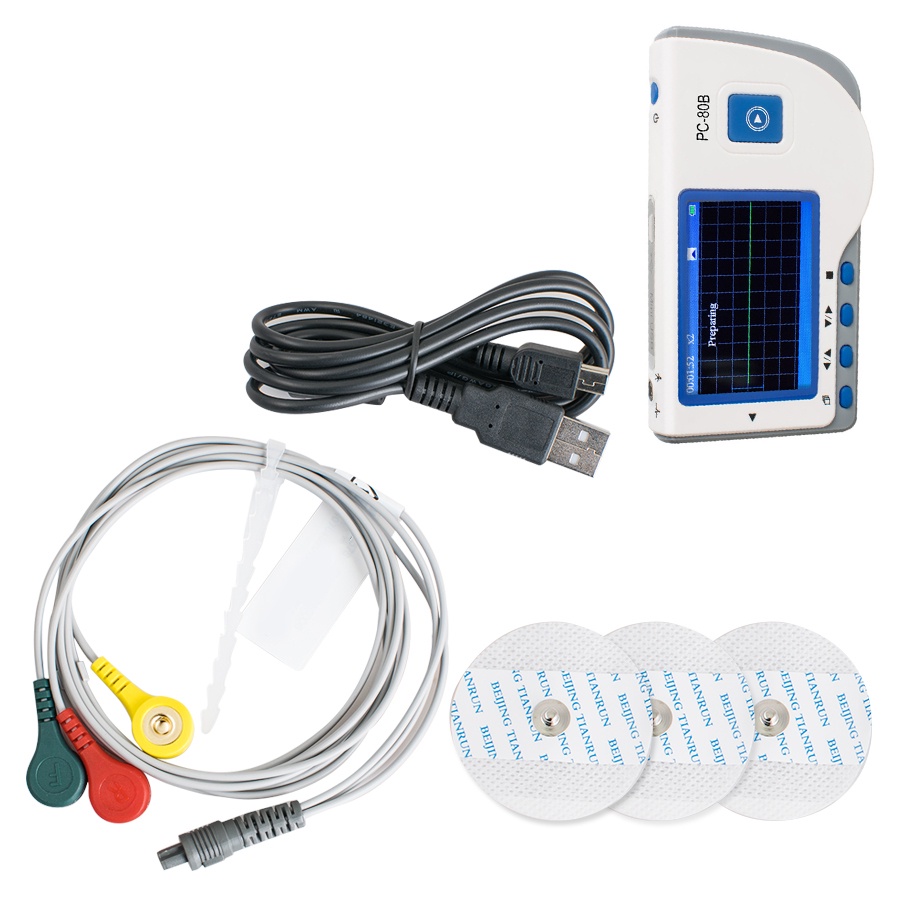 Handheld ECG EKG Portable Heart Monitor Color Screen | Shopee Philippines