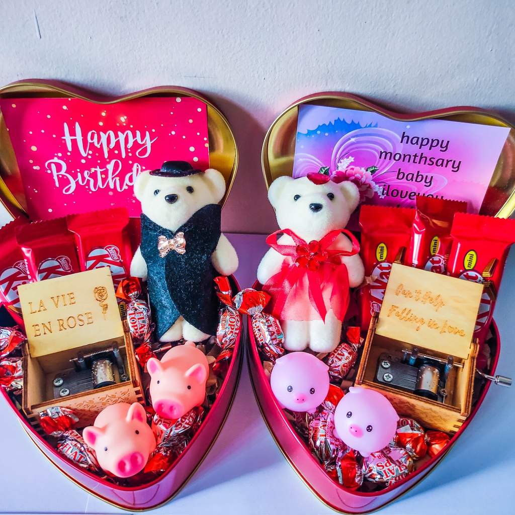 𝐂𝐡𝐨𝐜𝐨𝐥𝐚𝐭𝐞𝐬 𝐌𝐮𝐬𝐢𝐜 𝐓𝐞𝐝𝐝𝐲 𝐁𝐞𝐚𝐫 𝐇𝐞𝐚𝐫𝐭 𝐁𝐨𝐱 𝐒𝐞𝐭 𝐒𝐮𝐫𝐩𝐫𝐢𝐬𝐞 𝐆𝐢𝐟𝐭𝐛𝐨𝐱 𝐂𝐮𝐬𝐭𝐨𝐦𝐢𝐳𝐞𝐝 ...