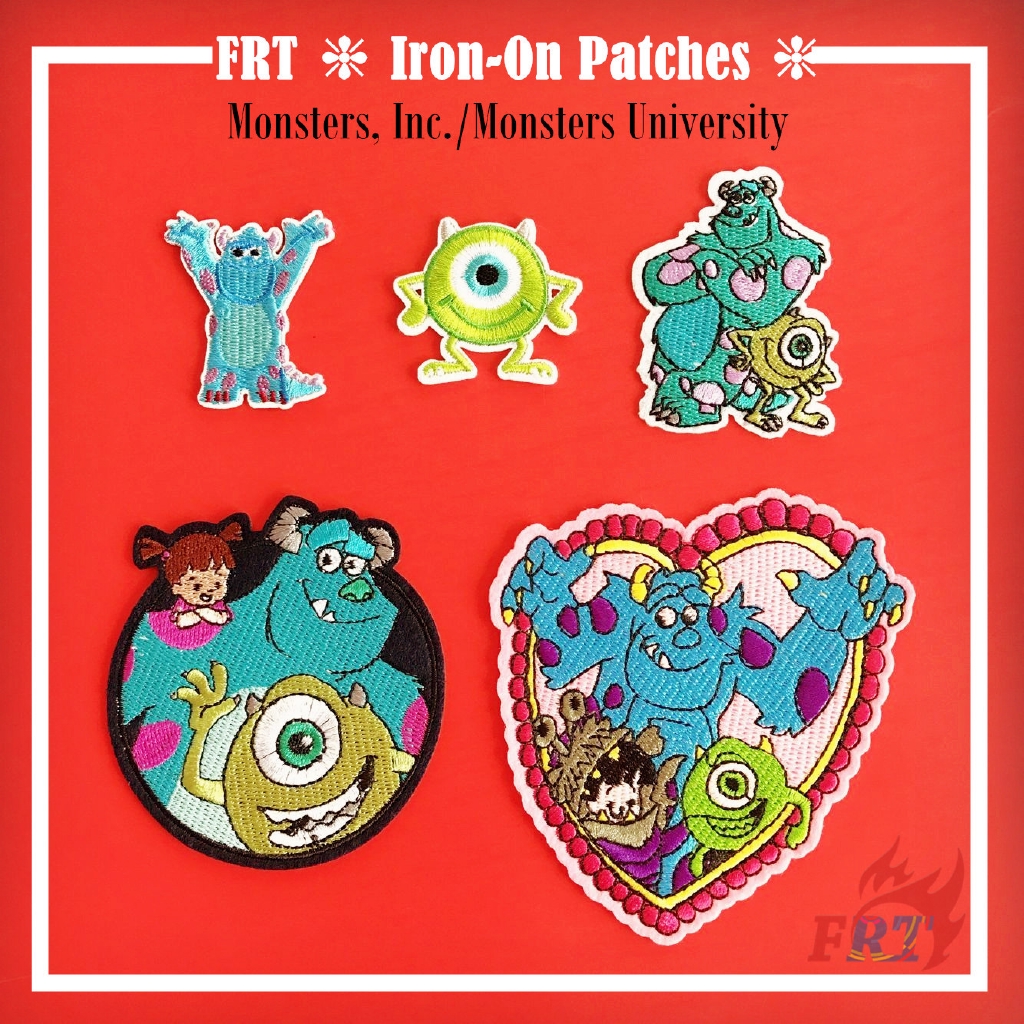 ☸ D-Cartoon Monsters, Inc. - Series 01 Patch ☸ 1Pc Monsters University ...