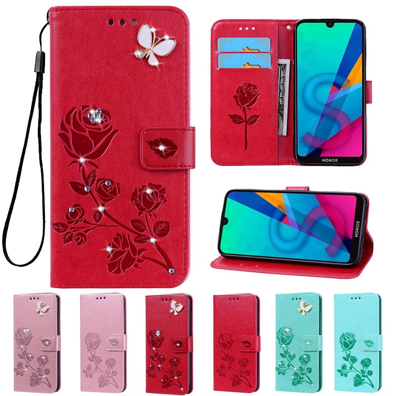 Diamond Embossing Print Rose Case For OPPO Reno2 Z Reno2 F Reno 2Z 2F ...
